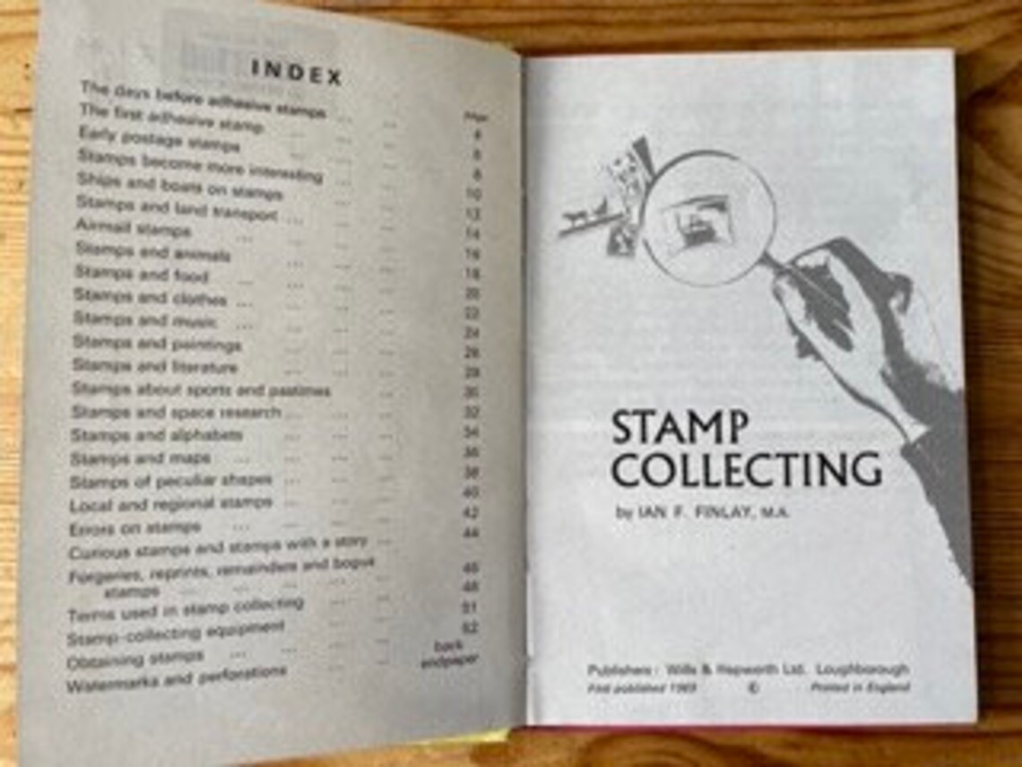 Vintage Ladybird Book - Stamp Collecting - Etsy