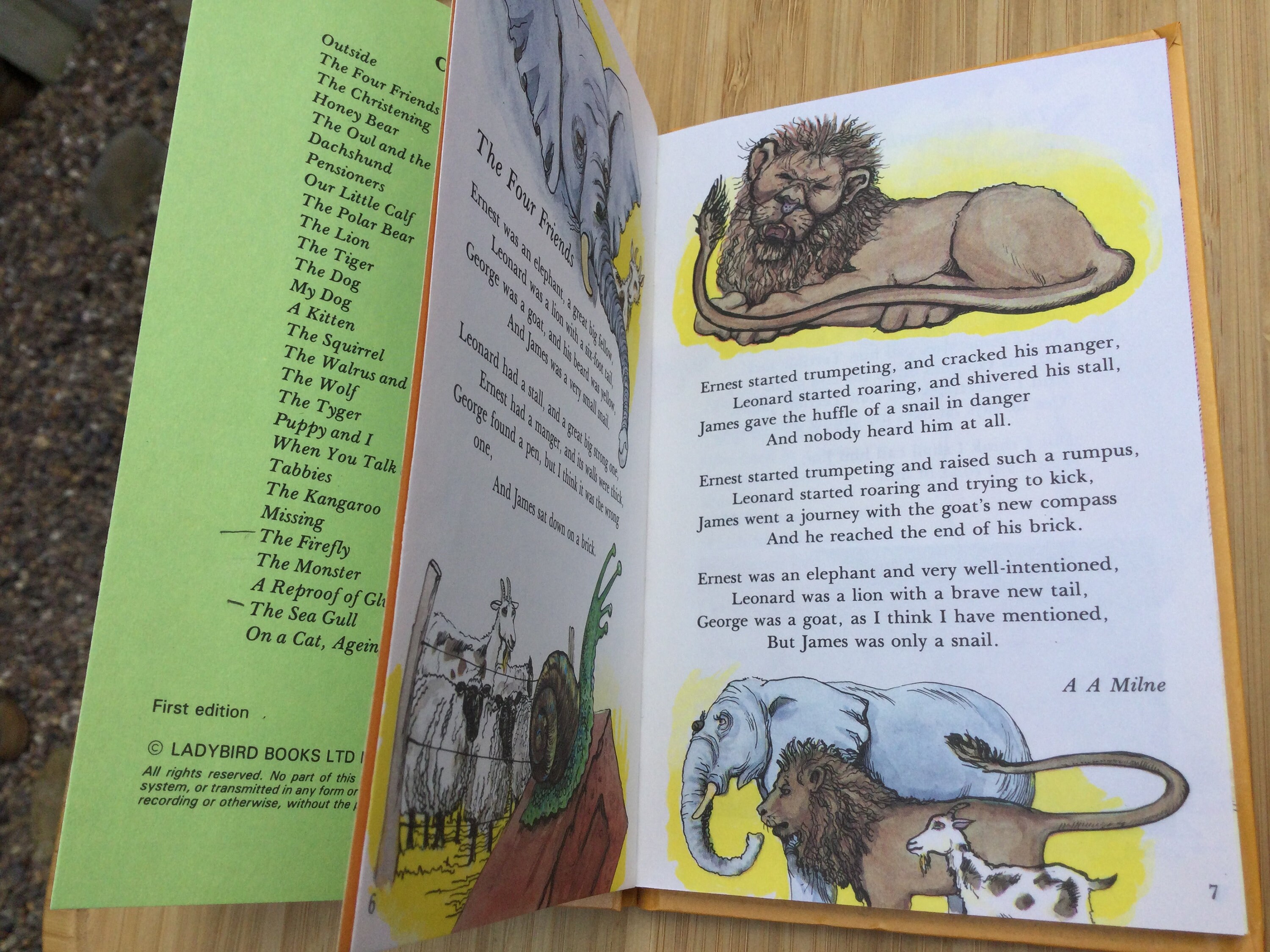 Vintage Ladybird Book - Animal Poems - Etsy