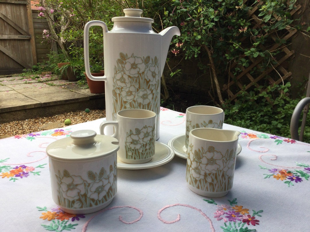 Hornsea Fleur - Coffee Set - Etsy UK