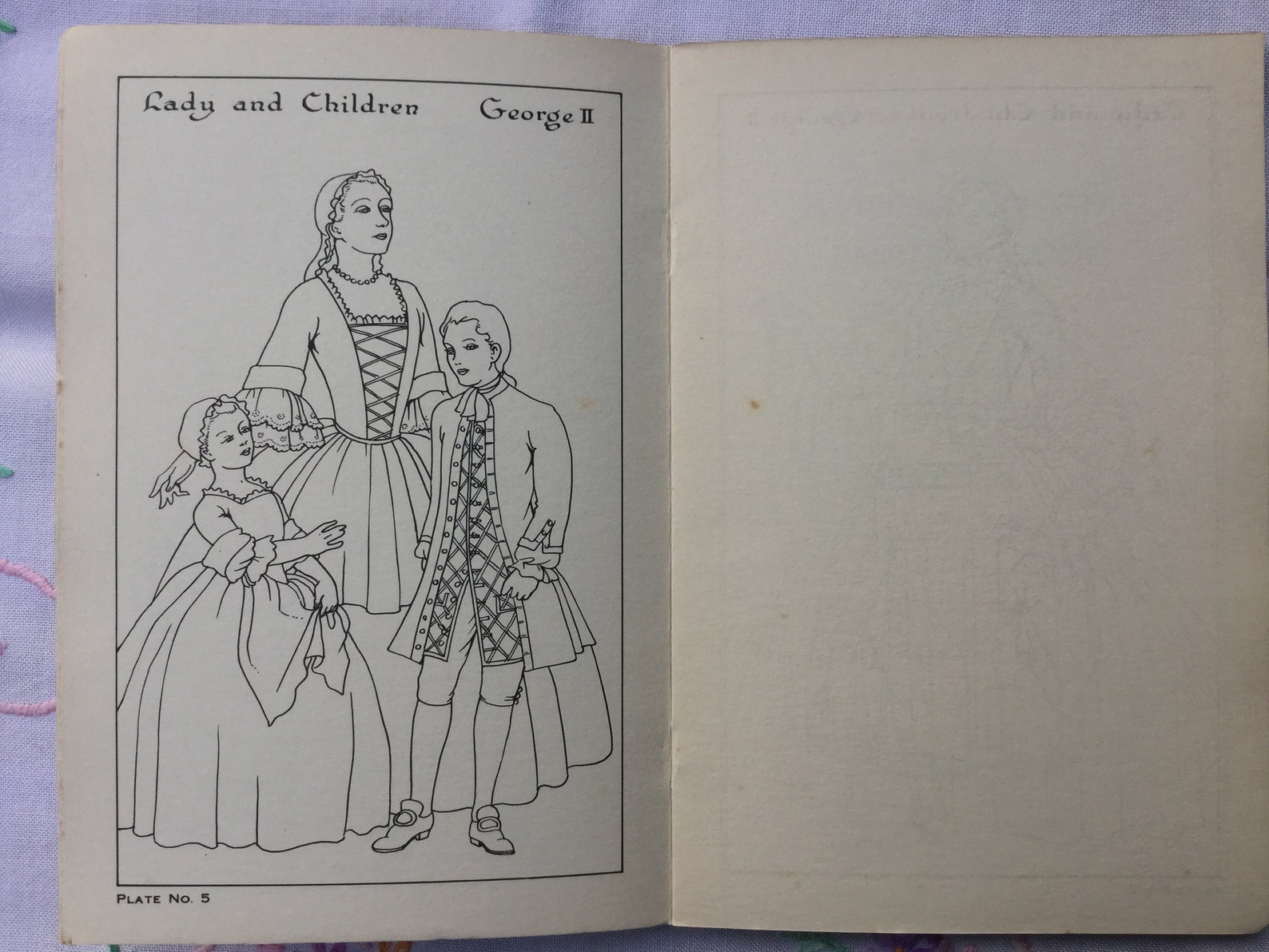 Historic Costume Painting Book Anne George II - Etsy UK