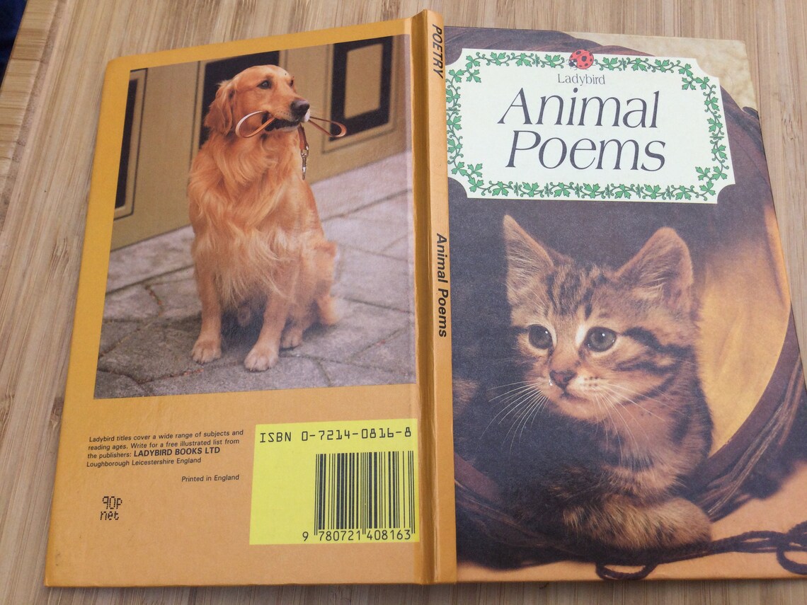 Vintage Ladybird Book - Animal Poems - Etsy