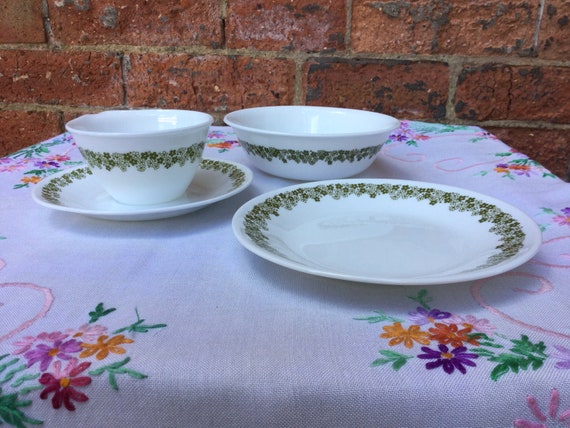 Corelle Spring Blossom Breakfast Set - Etsy