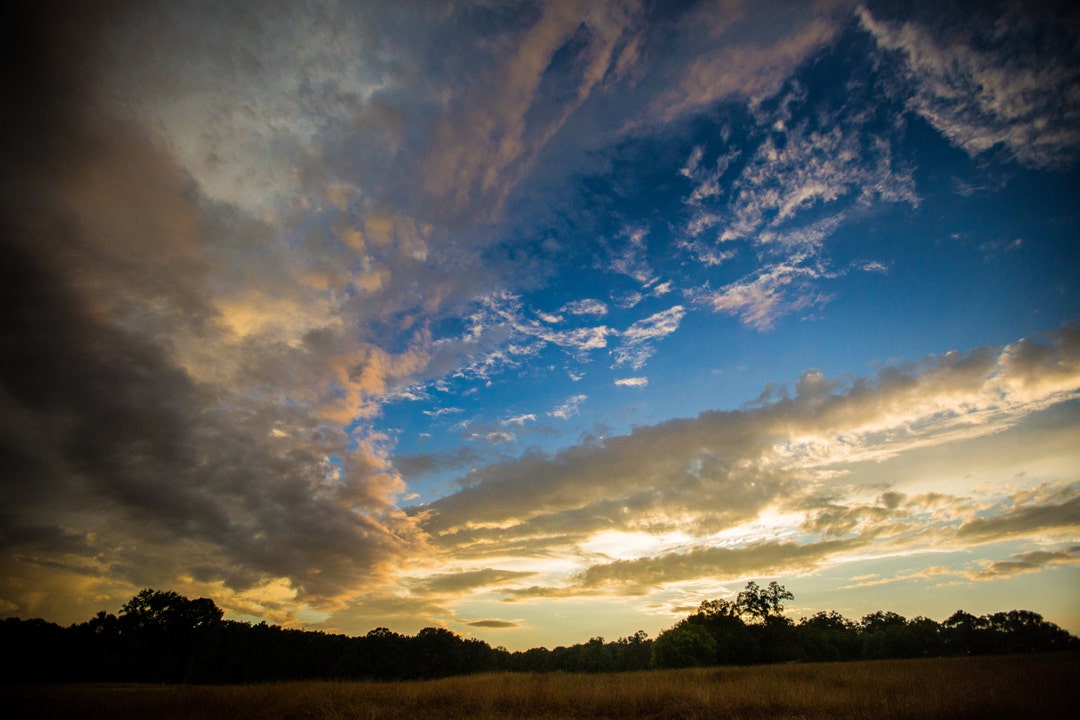 Landscape Photography, Sunset Zen Sky, Photo Art Print Wall Decor ...