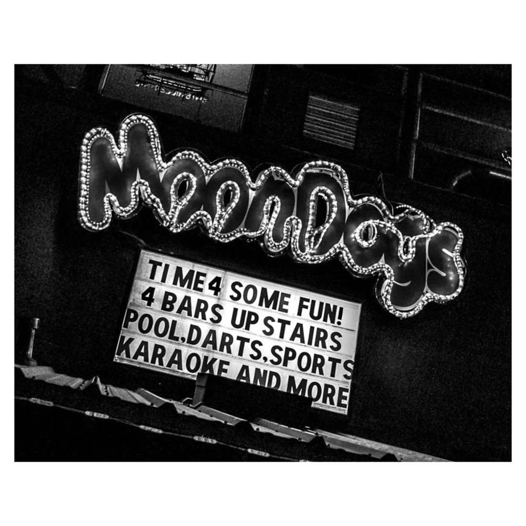 Atlanta Art Photography Black and White Moondogs Buckhead Local Bar ...