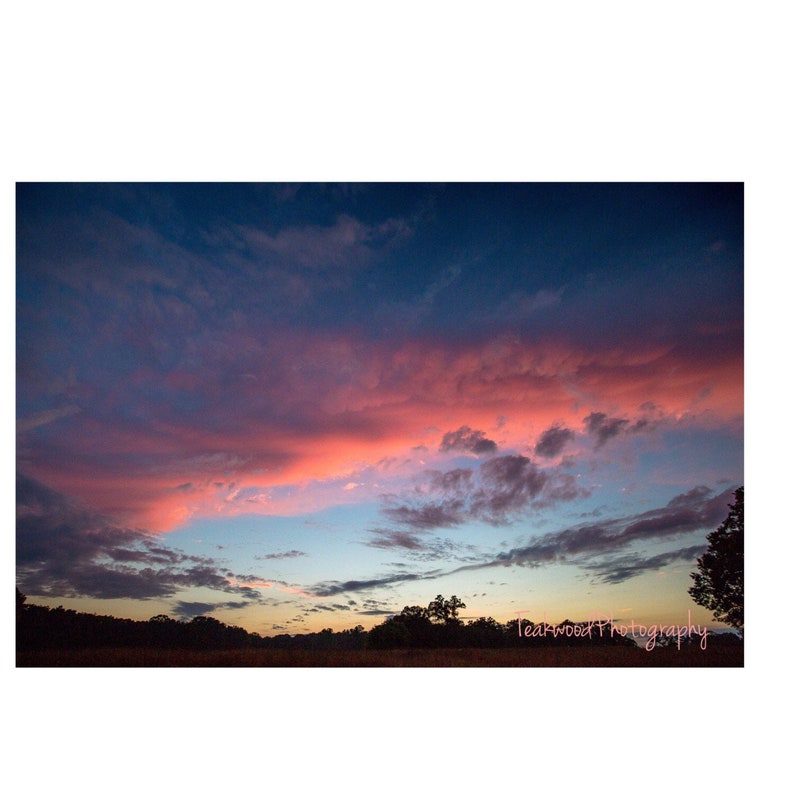 Zen Sunset Clouds Sky Photography Clouds Serene Landscape Office Wall ...