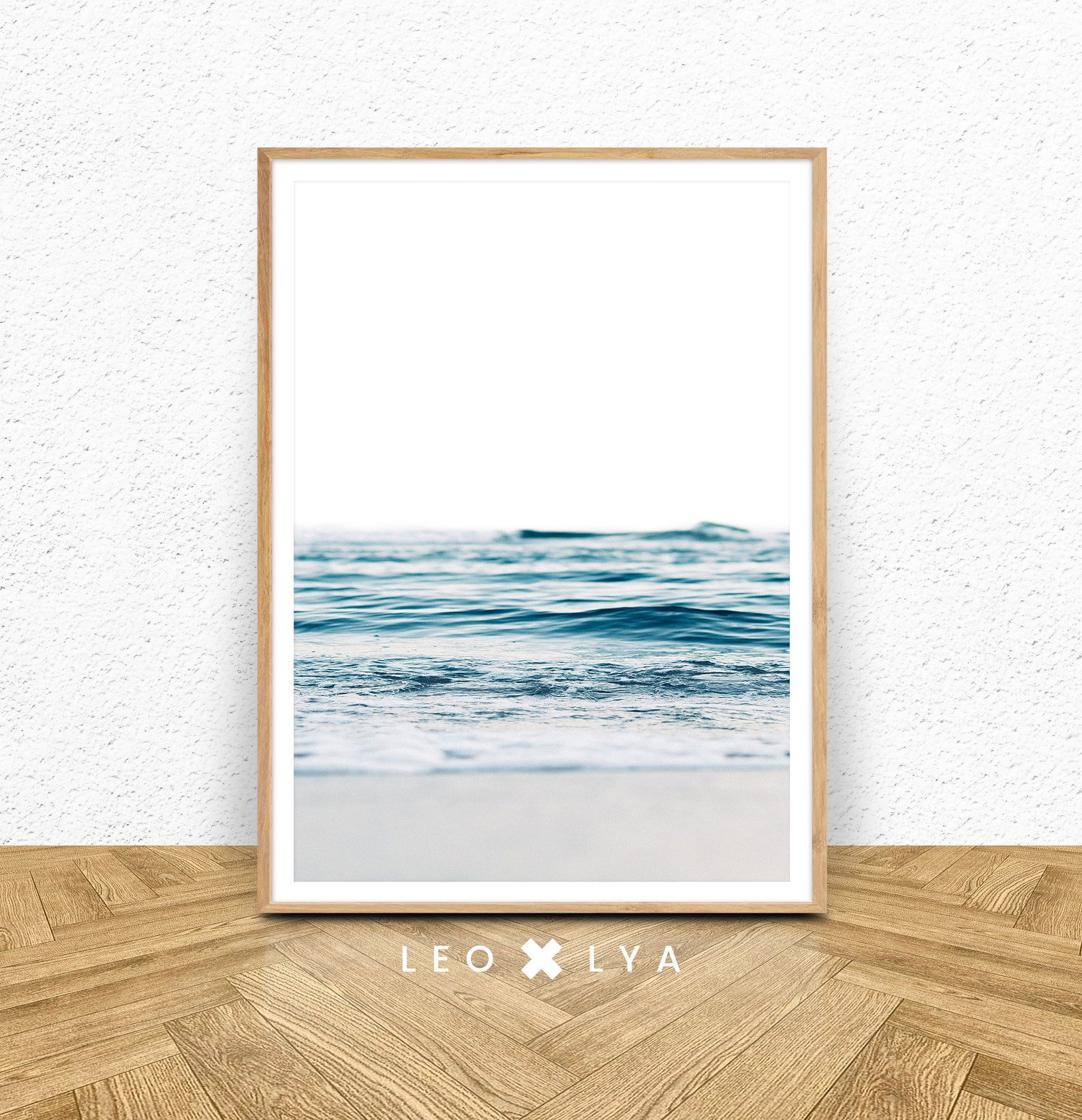 Blue Waves Posters 3 Piece Ocean Waves Set Large Waves Set - Etsy