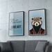 Raccoon Print Bad Boy Print Printable Raccoon Wall Art - Etsy