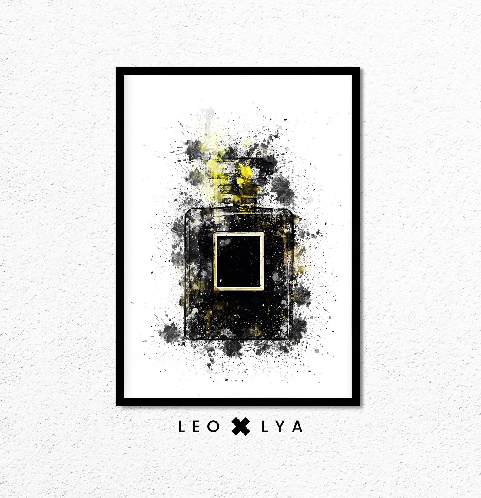 Watercolour Perfume Print Picture Wall Fine Art Perfume - Etsy