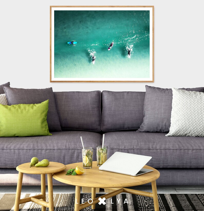 Beach Print, Surf Print, Summer Wall Art, Ocean Decor, Beach Art, Ocean ...