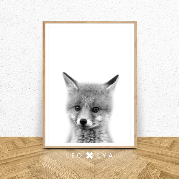 Fox and Cub Art - Etsy