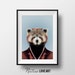 Raccoon Print Bad Boy Print Printable Raccoon Wall Art - Etsy