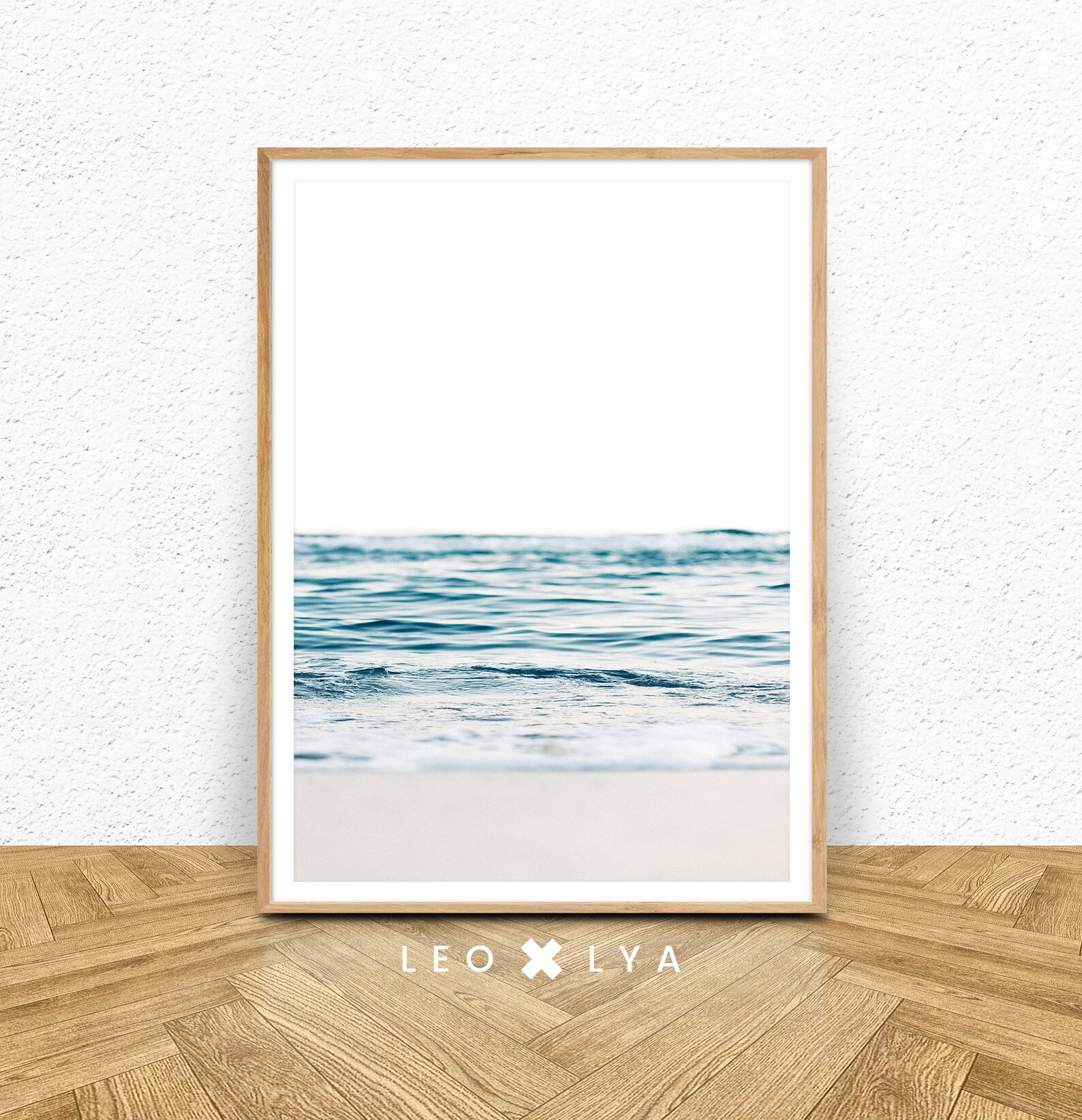 Blue Waves Posters 3 Piece Ocean Waves Set Large Waves Set - Etsy
