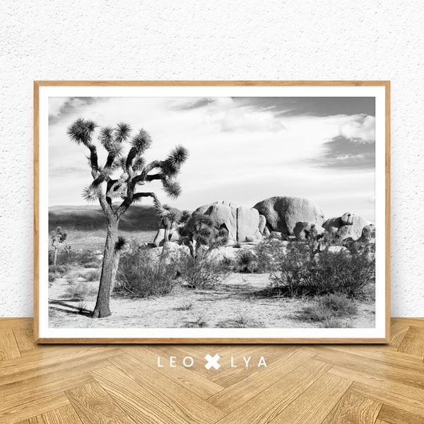 Black White Desert Art - Etsy