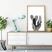 Cactus Print, Black and White Plant, Modern Minimalist Printable Wall ...