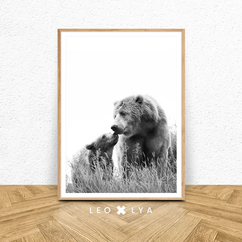 Bear Print - Etsy