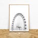 Modern Wall Art, Ferris Wheel Print, Wall Decor Printable, Digital ...