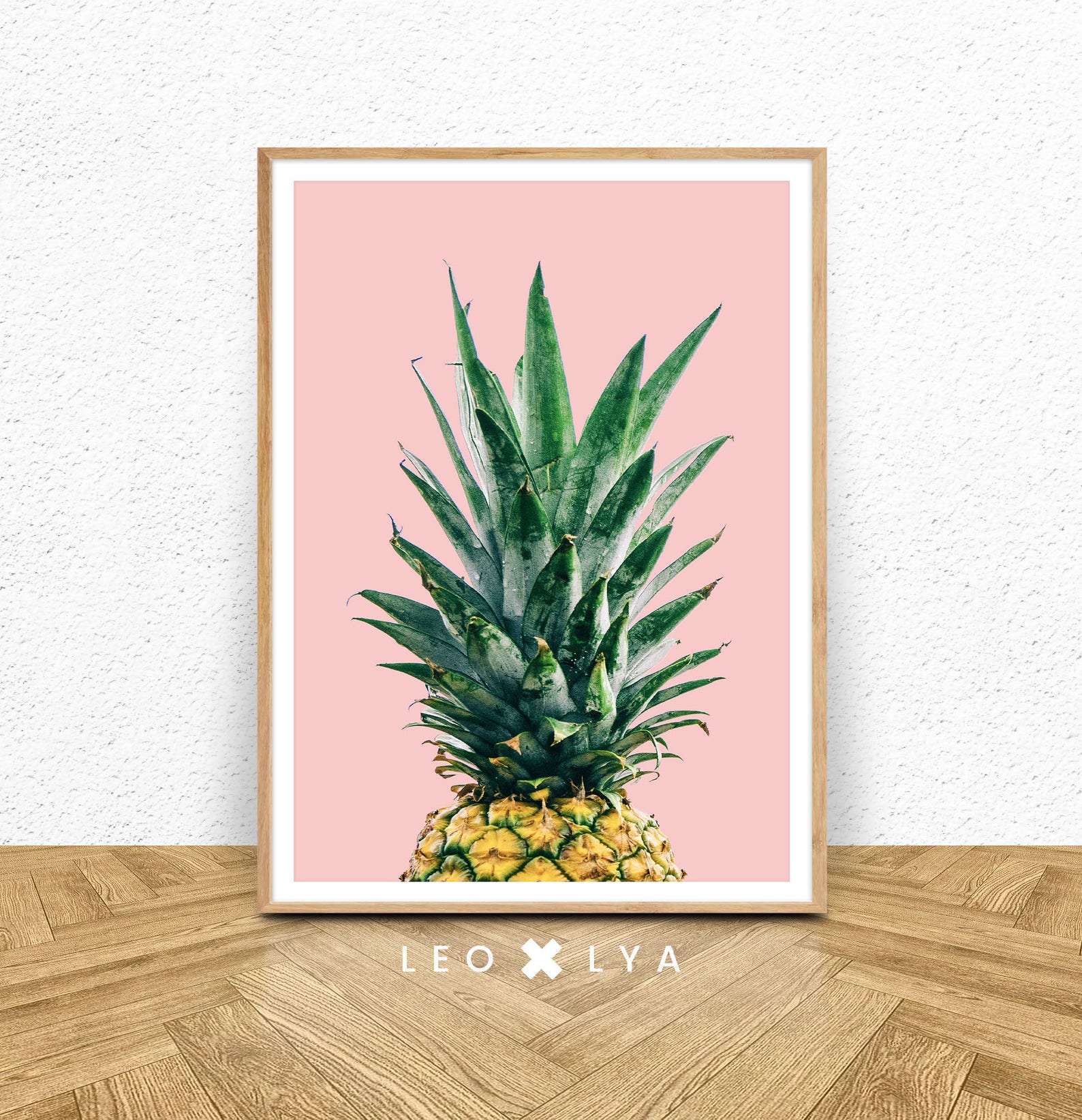 Poster ananas, fruit tropical, impression moderne, photo ananas ...