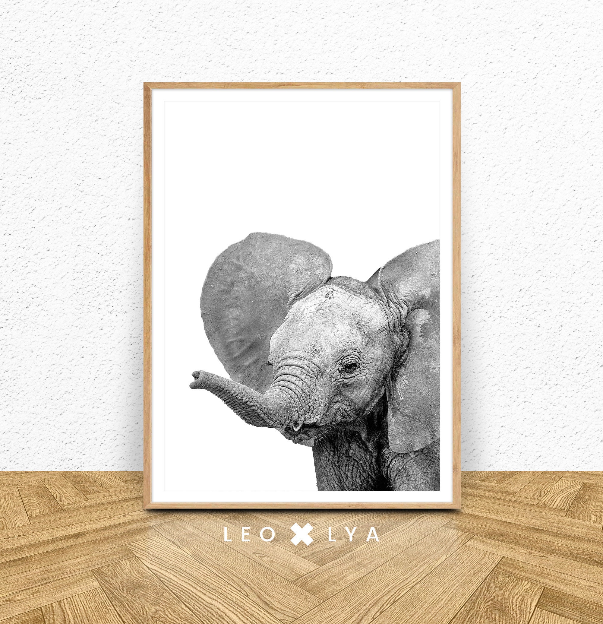 Elephant Art Print, Baby Animals, Kids Room Wall Art, Kids Room Wall ...