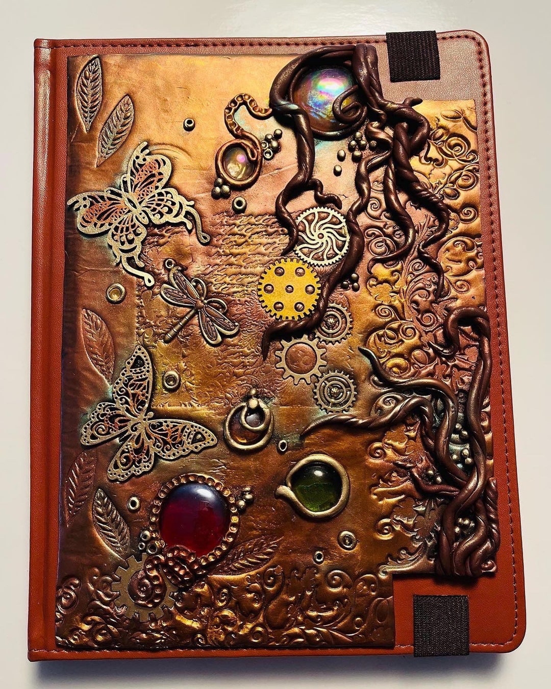 Spell Unique Handmade Journal Polymer Clay Cover 95x7.5 - Etsy