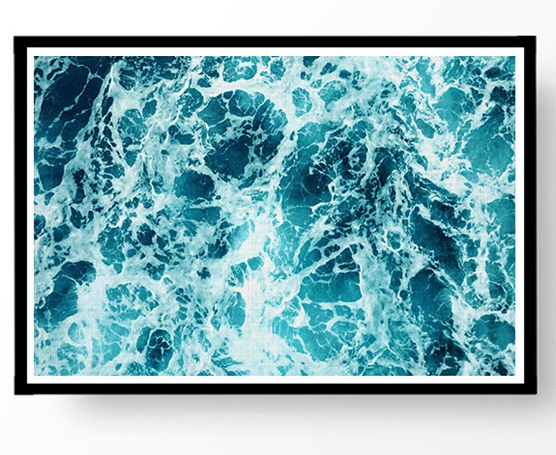 Ocean Print Ocean Waves Ocean Art Ocean Water Ocean Decor | Etsy