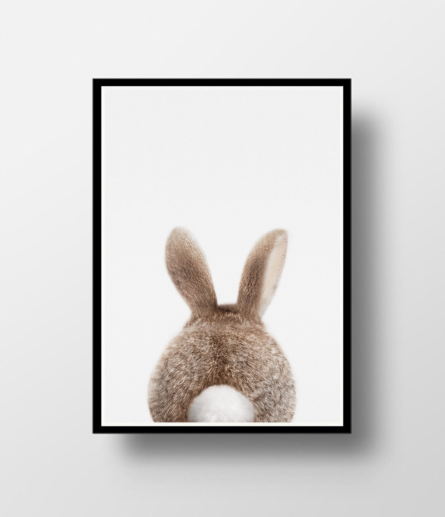 Nursery Decor Baby Rabbit Tail Print Rabbit Bunny Poster - Etsy