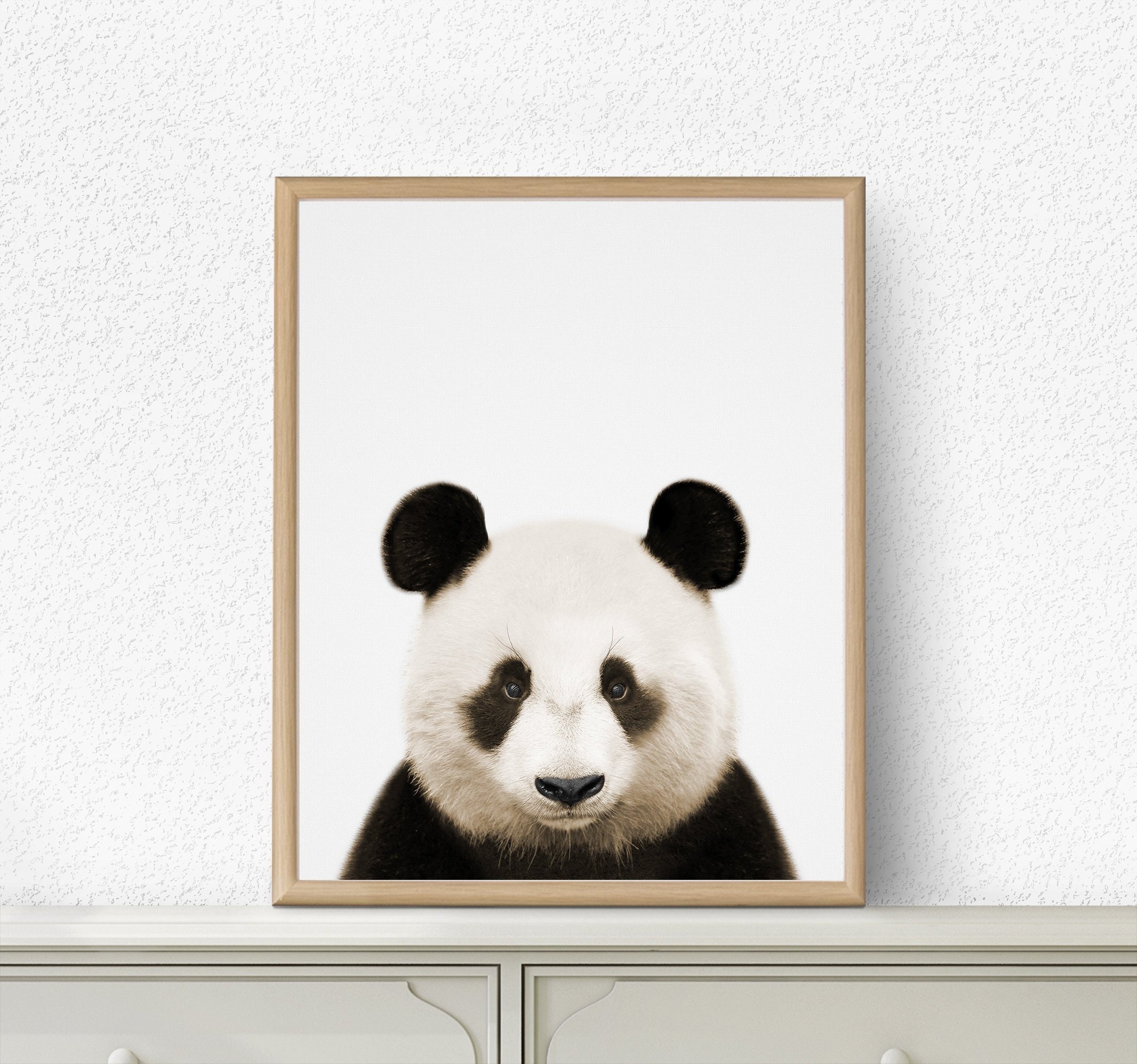 Panda Print Panda Wall Art Nursery Printable Nursery | Etsy