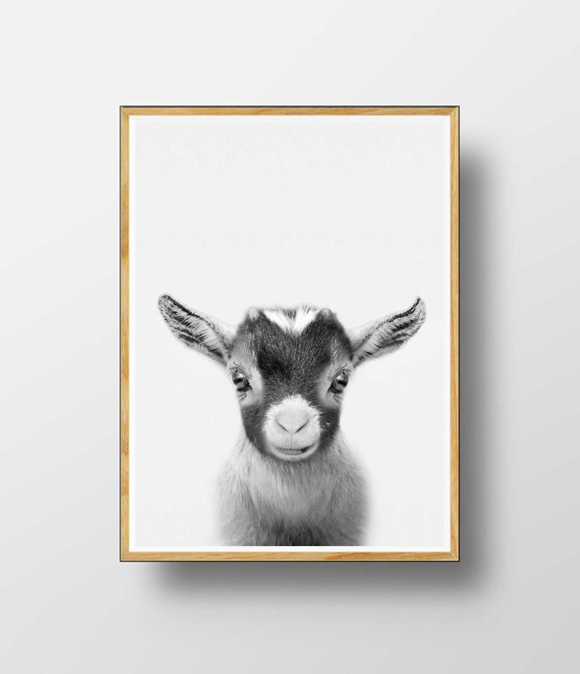 Baby Goat Nursery Print, Farm Animal Poster (digital Download) - Etsy