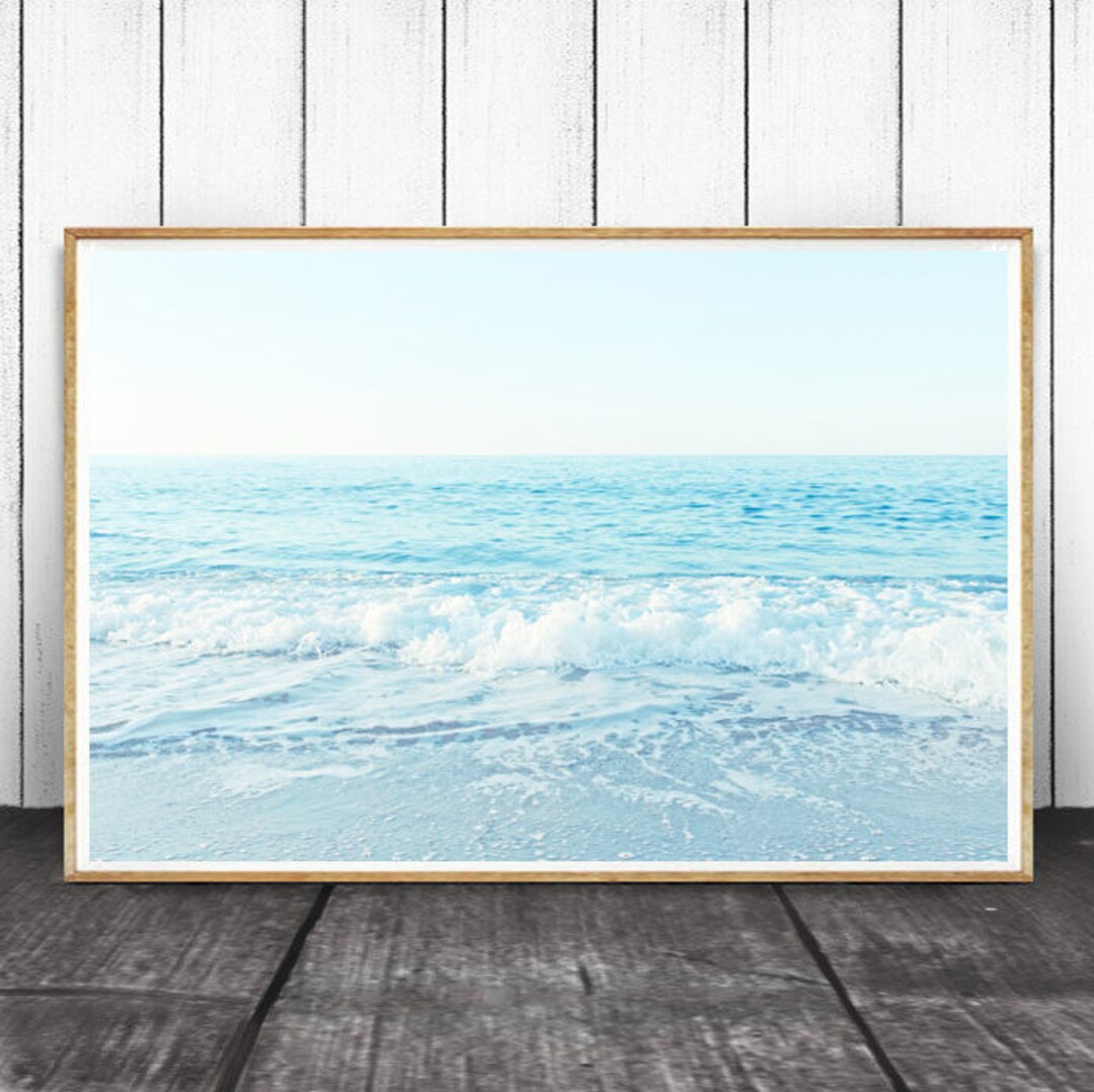 Ocean Wave Print, Waves Print, Ocean Print, Ocean Wall Art, Beach Decor ...