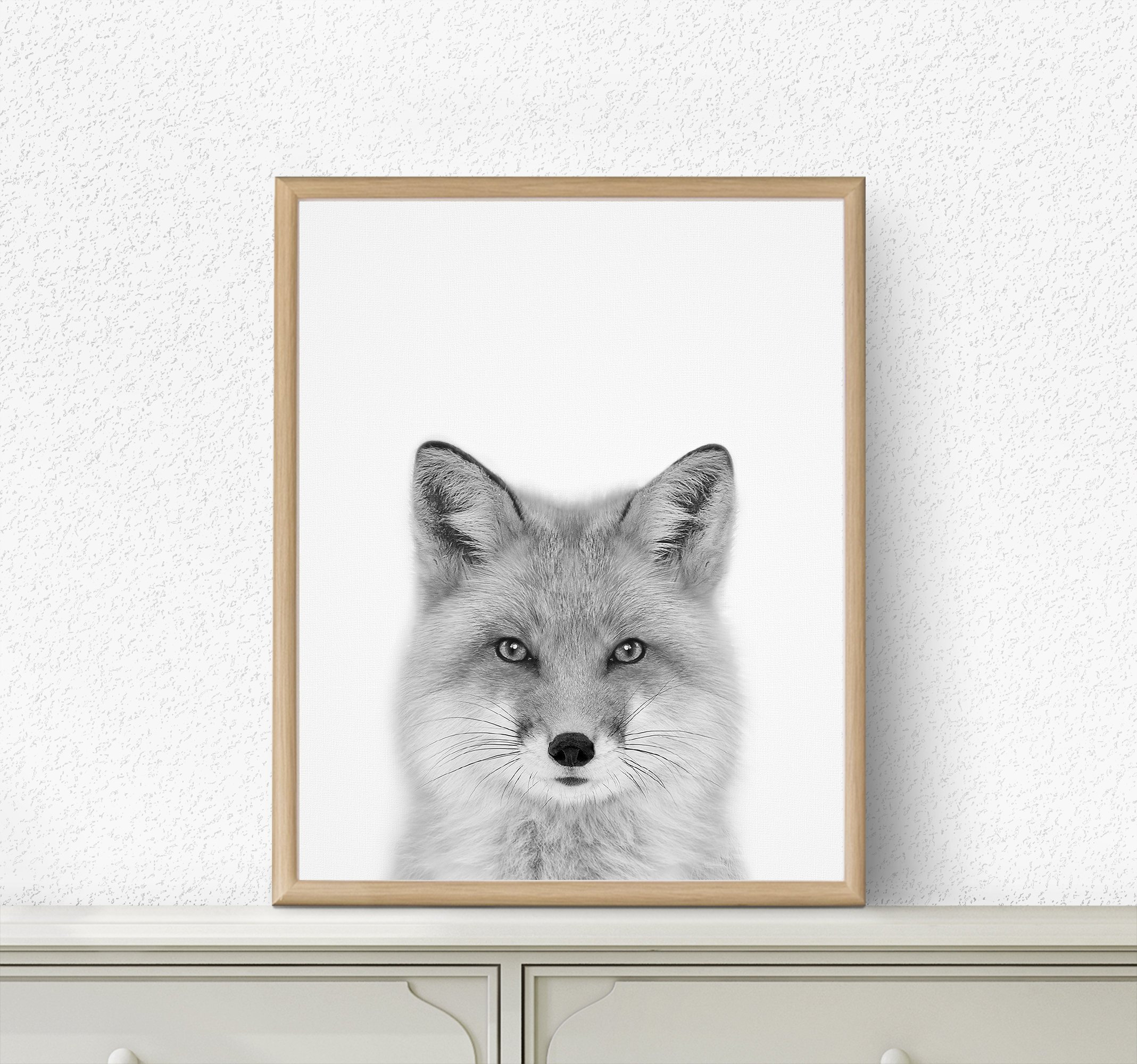 Fox Print Woodlands Decor Woodland Animals Woodlands Print | Etsy