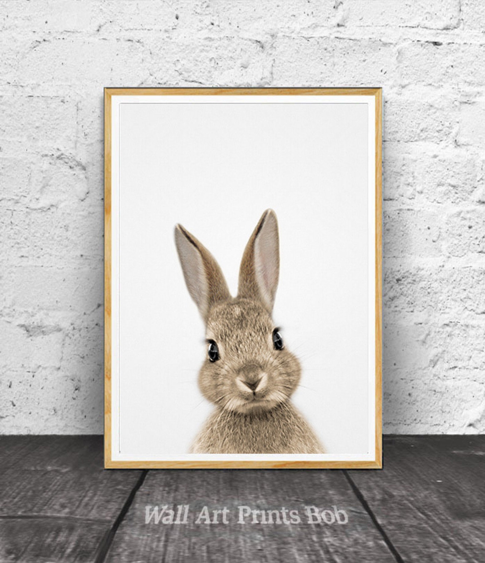 Set of 2 Bunny Prints PRINTABLE Wall Art Baby Room Art - Etsy