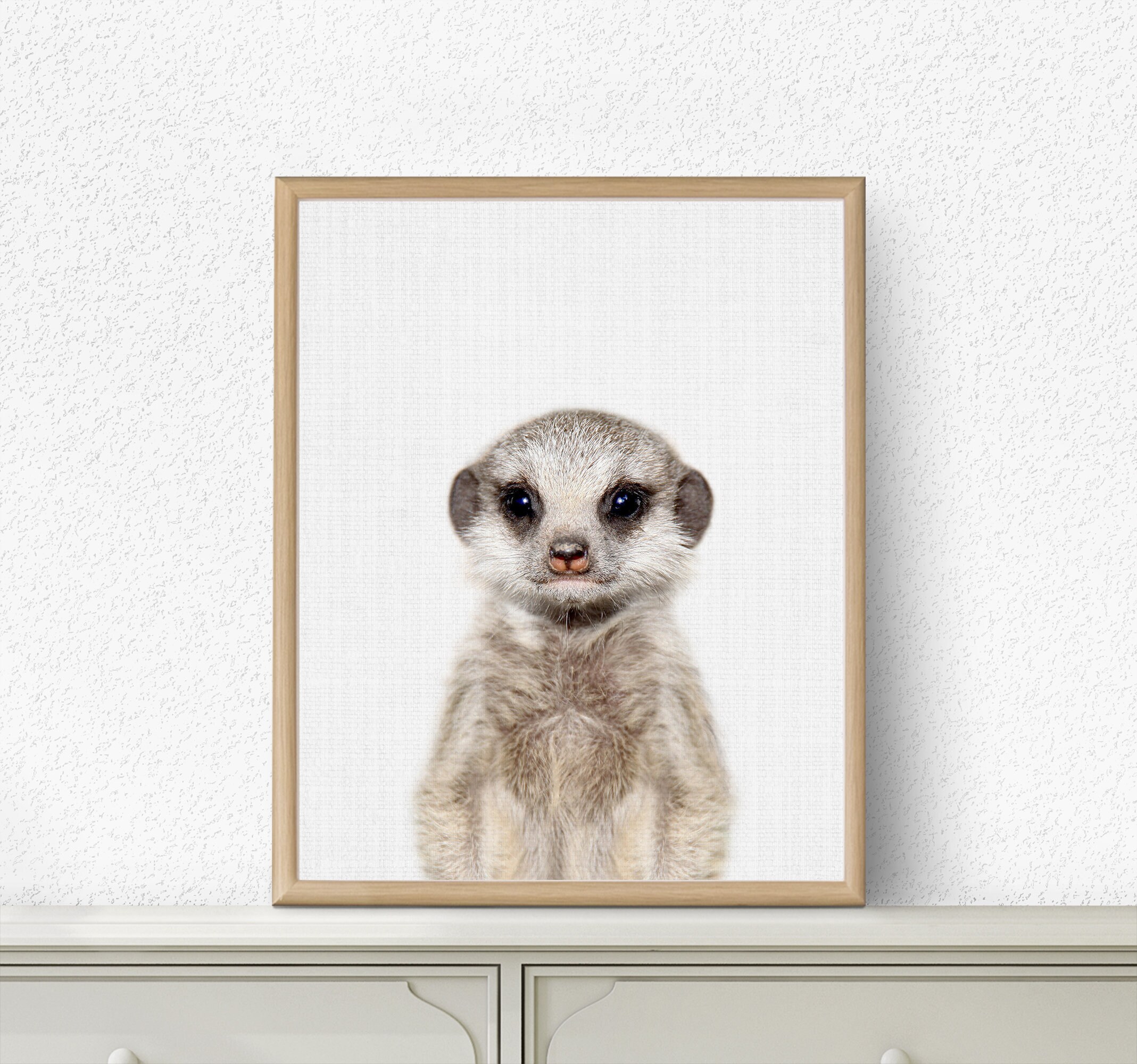 African Animal Meerkat Print Nursery Animals Baby Animal | Etsy