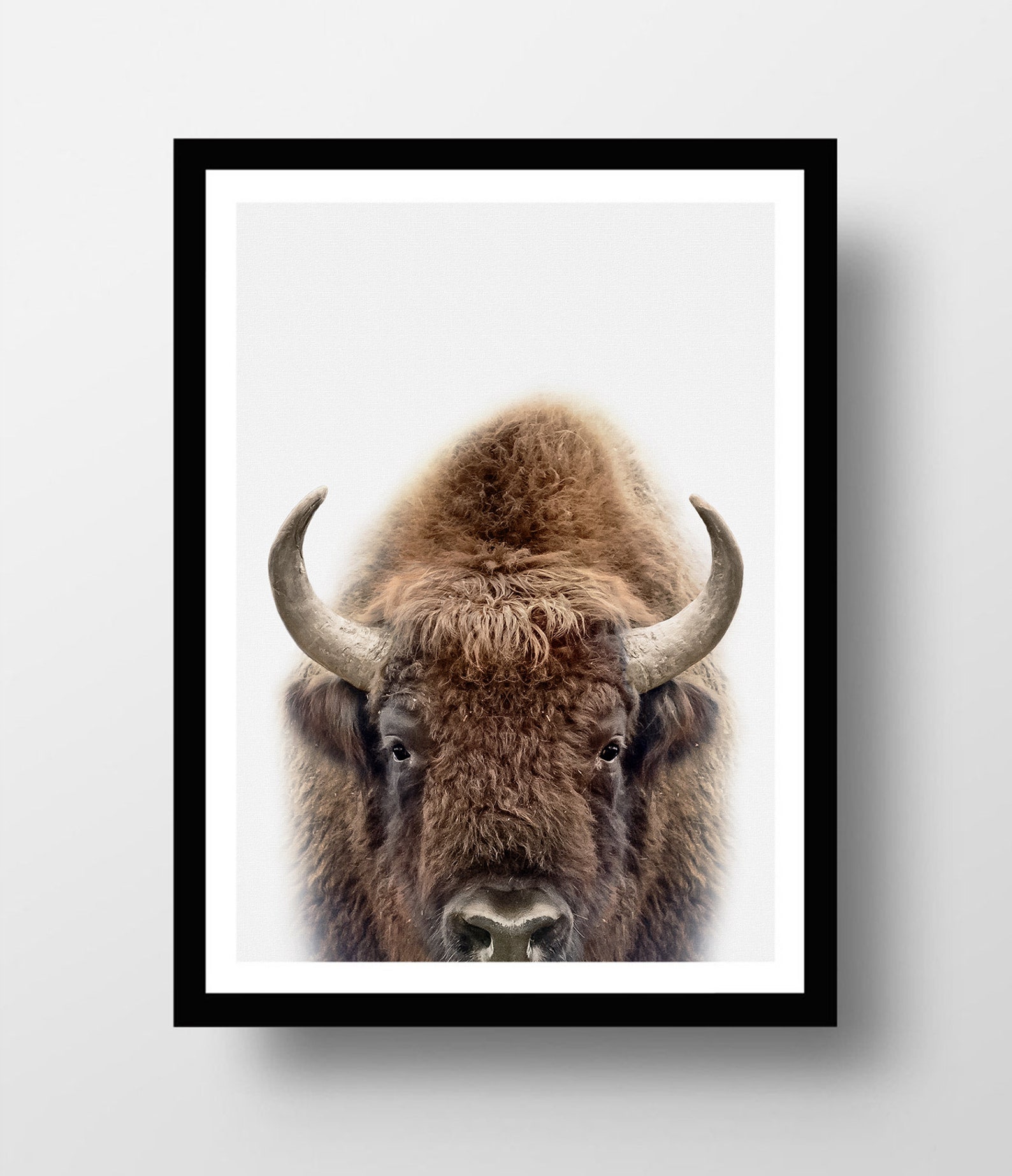 Buffalo Print Bison Print Nursery Animal Nursery Decor - Etsy