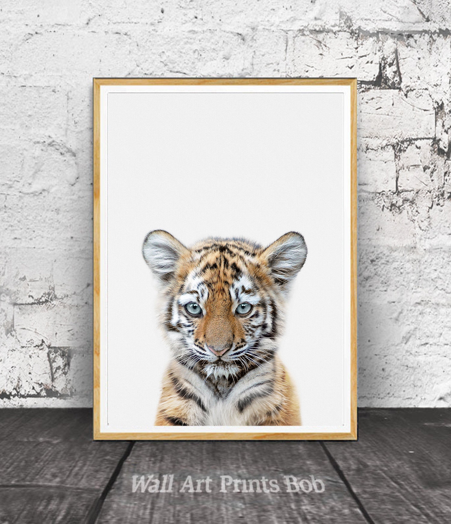 Baby Tiger Print Safari Animal Prints Baby Animal Wall Art - Etsy