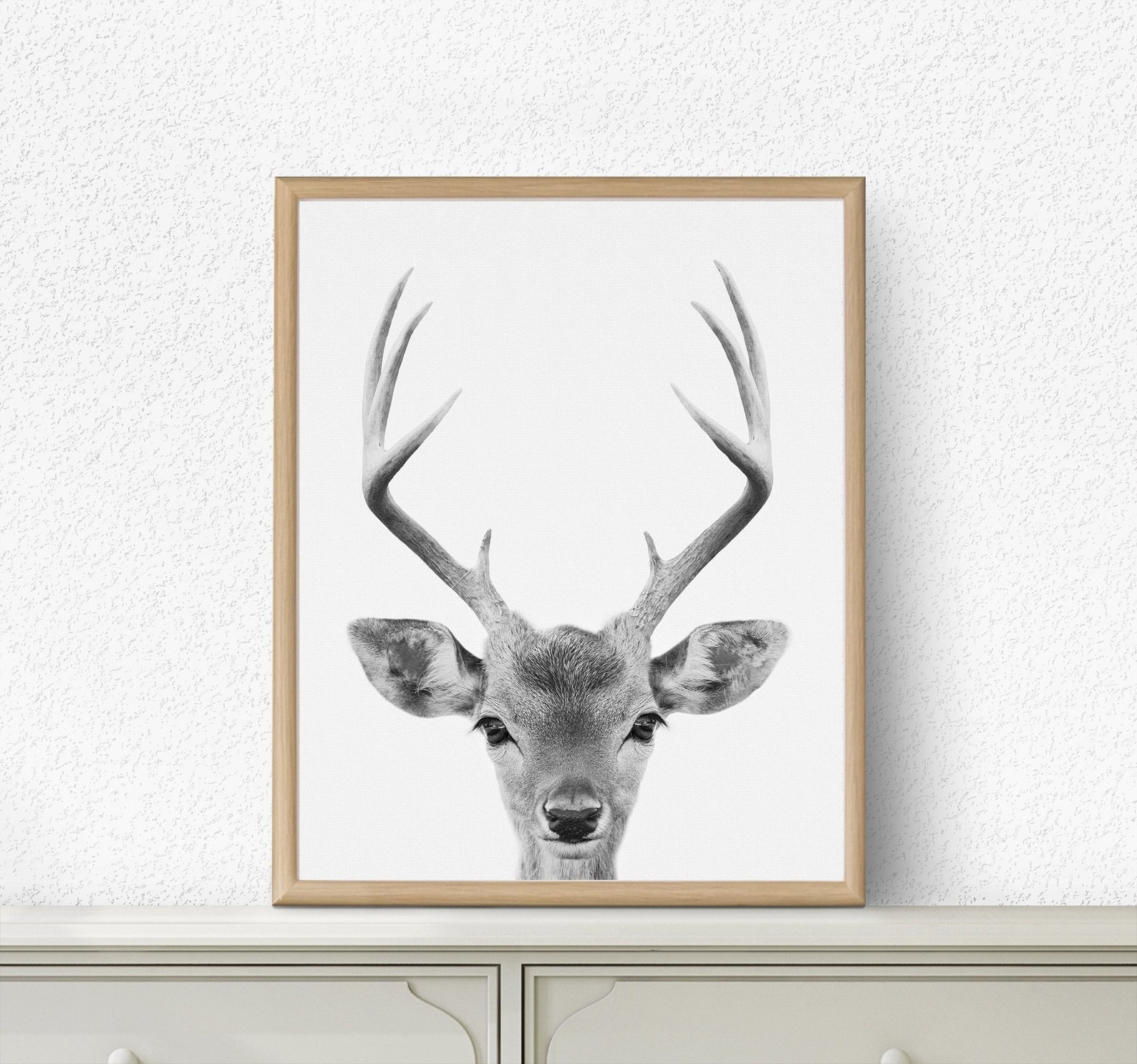 Deer Print Woodland Animals Woodlands Decor Woodlands | Etsy