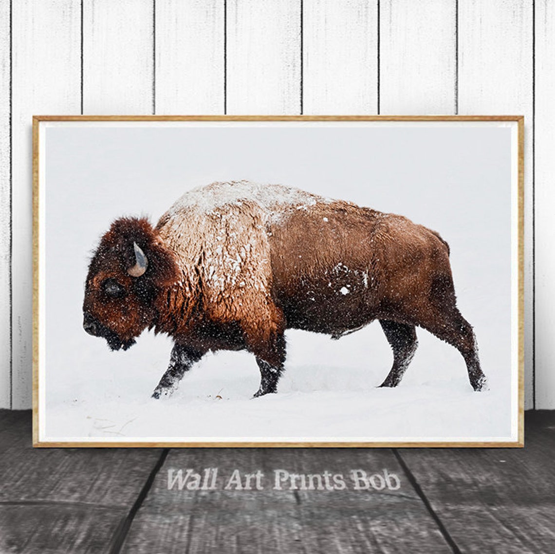 Printable Bison Bison Print Bison Wall Art Buffalo Print - Etsy