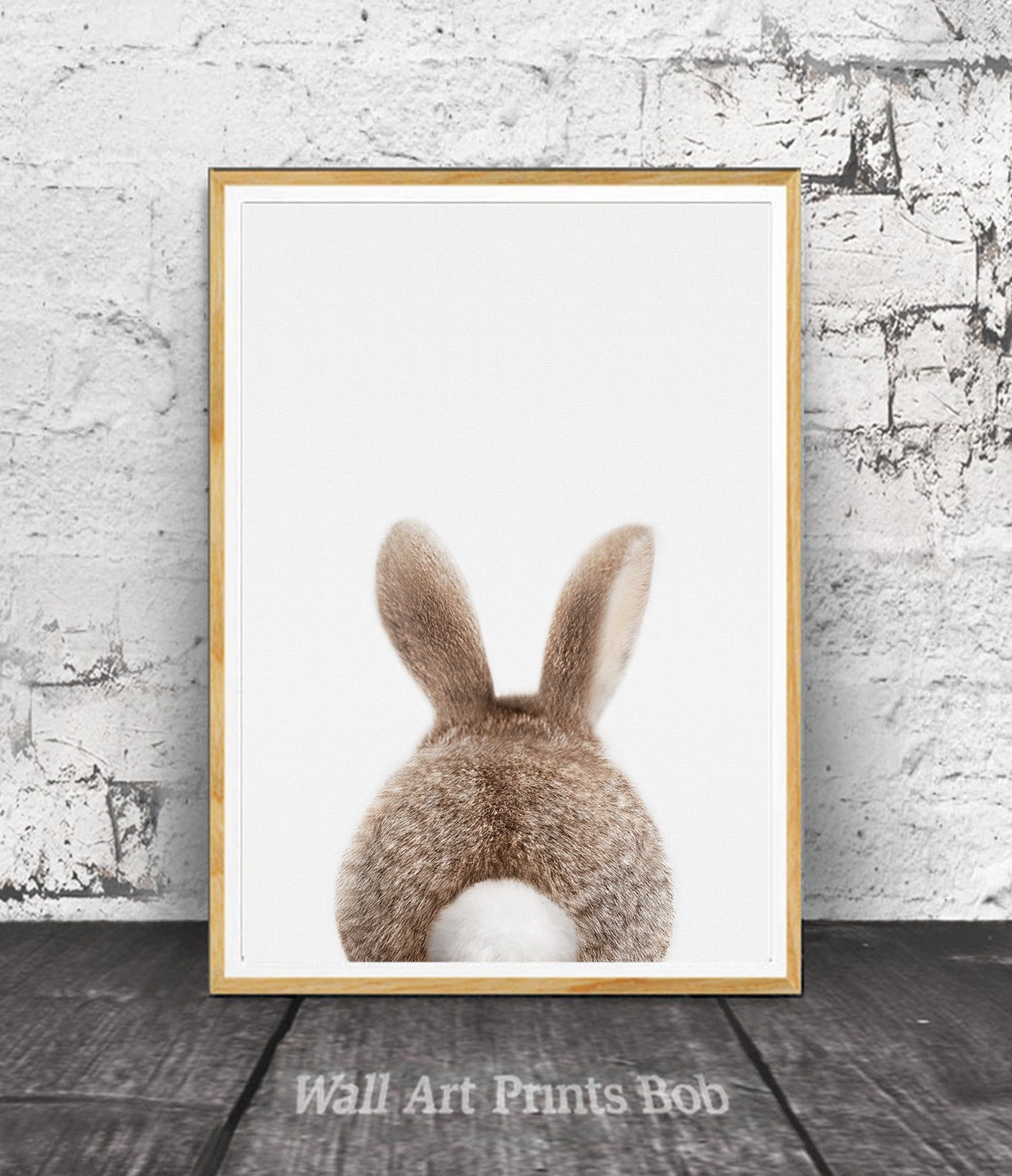Nursery Decor Baby Rabbit Tail Print Rabbit Bunny Poster - Etsy