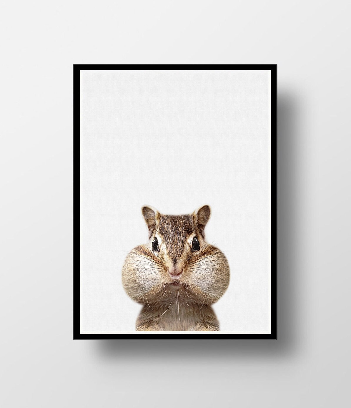 Chipmunk Print Nursery Animals Nursery Animal Print Nursery - Etsy