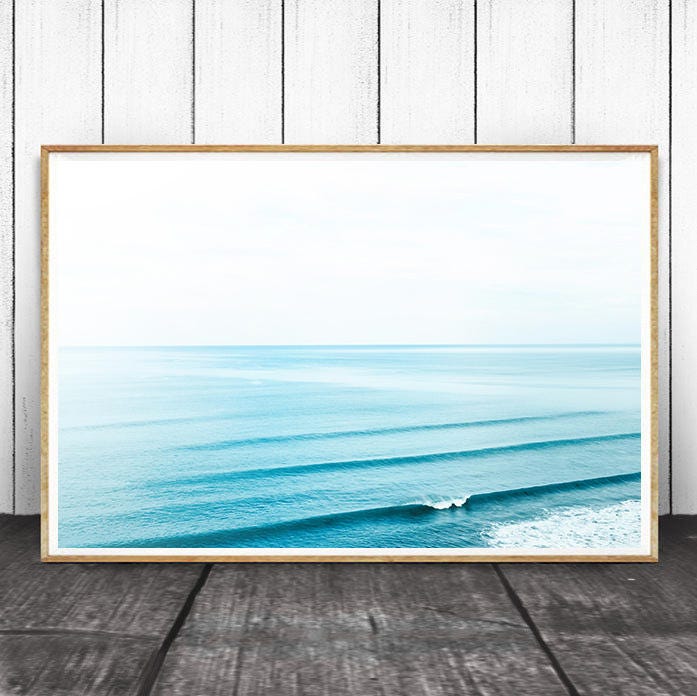 Ocean Print Ocean Water Waves Ocean Water Photo Waves | Etsy