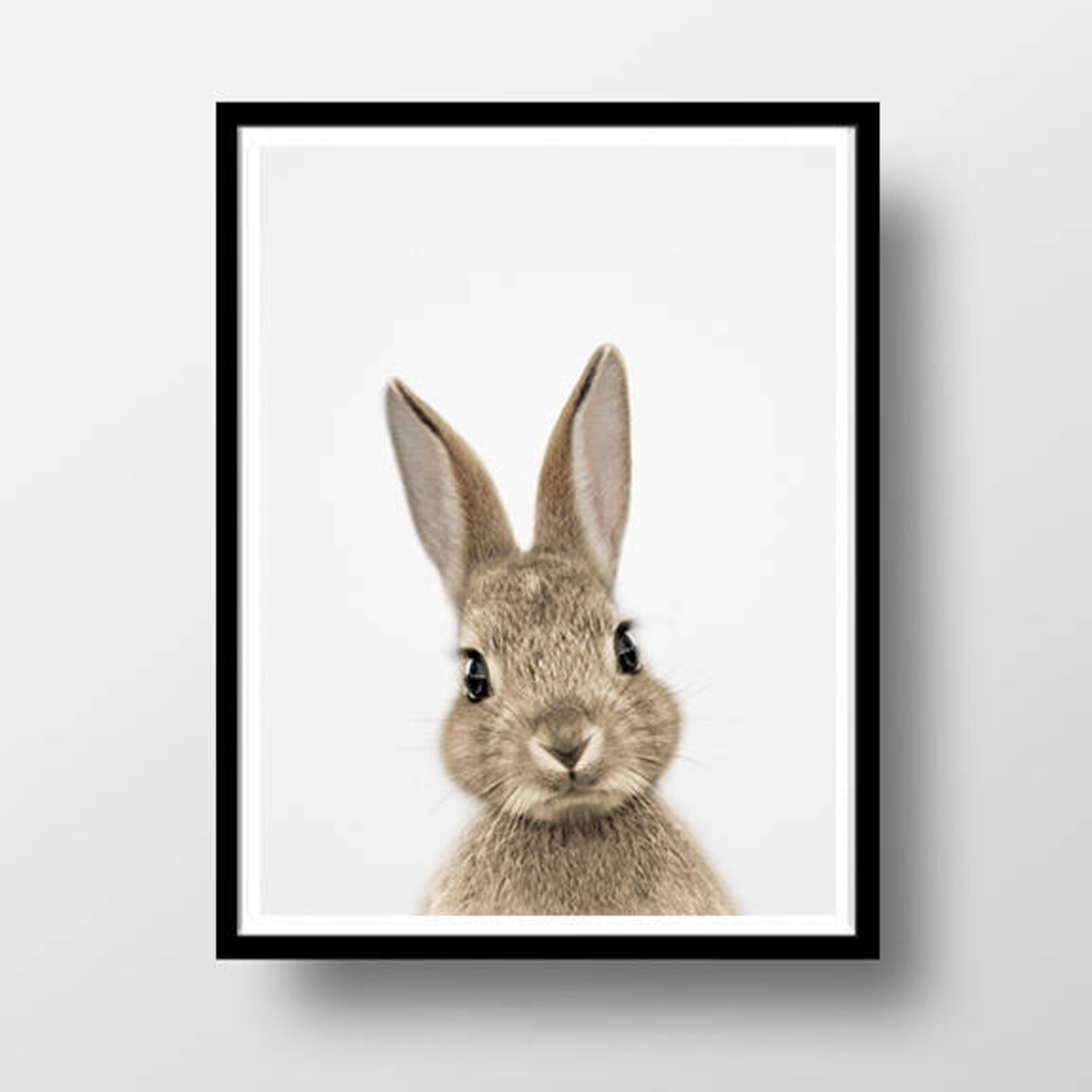 Set of 2 Bunny Prints PRINTABLE Wall Art Baby Room Art - Etsy