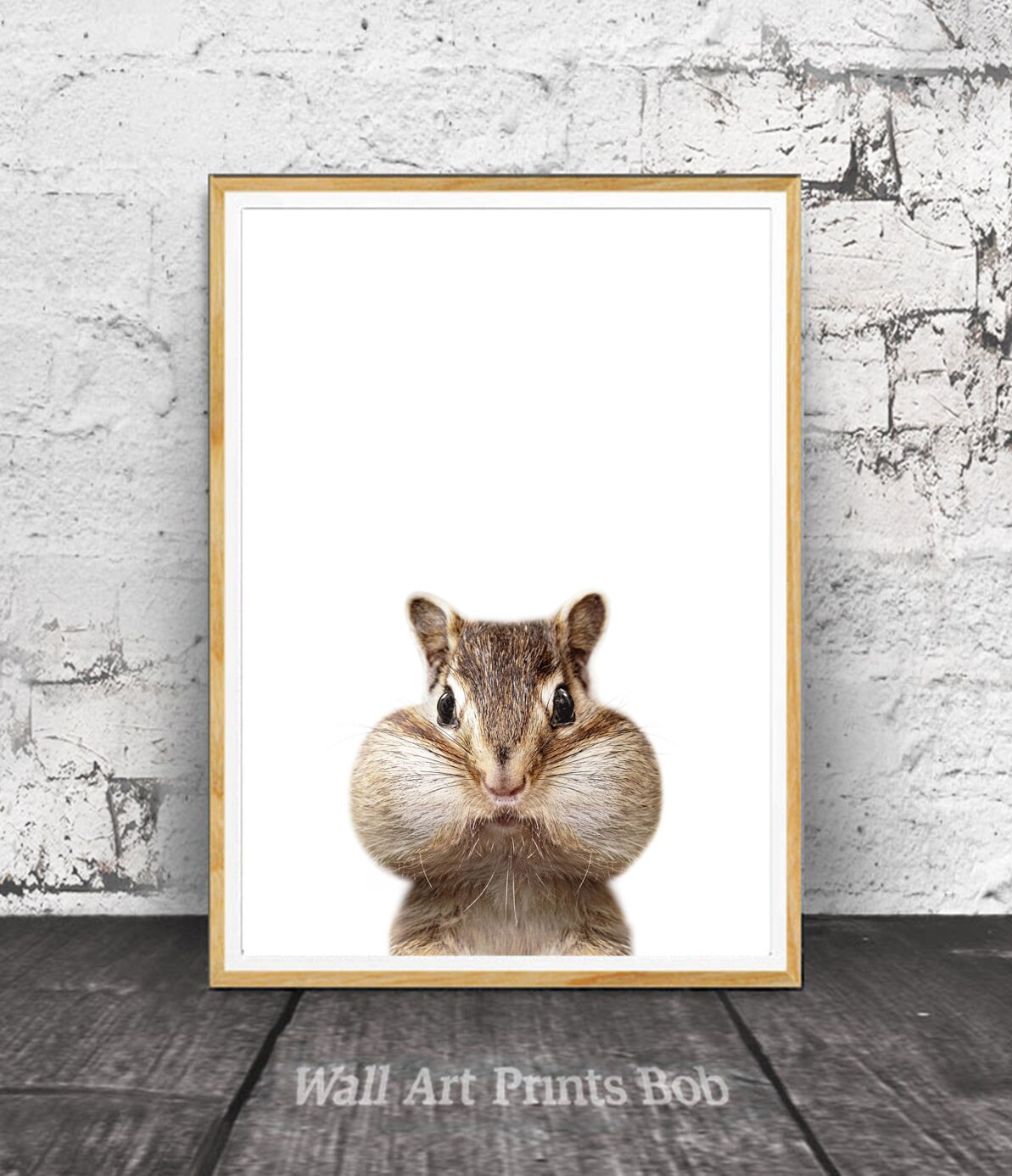 Chipmunk Print Nursery Animals Nursery Animal Print Nursery - Etsy