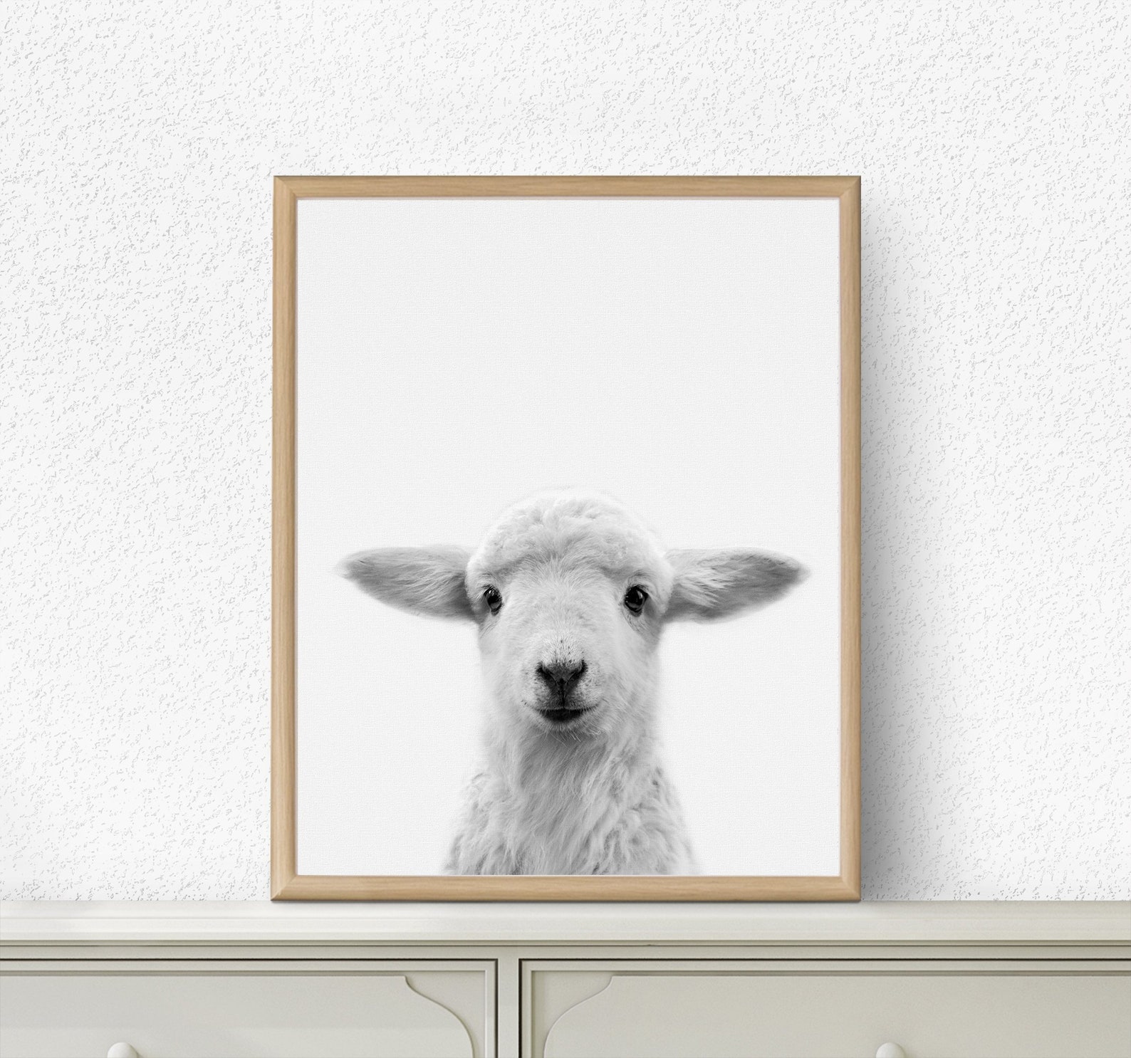 Lamb Print Wall Art Lamb Print Nursery Lamb Nursery - Etsy