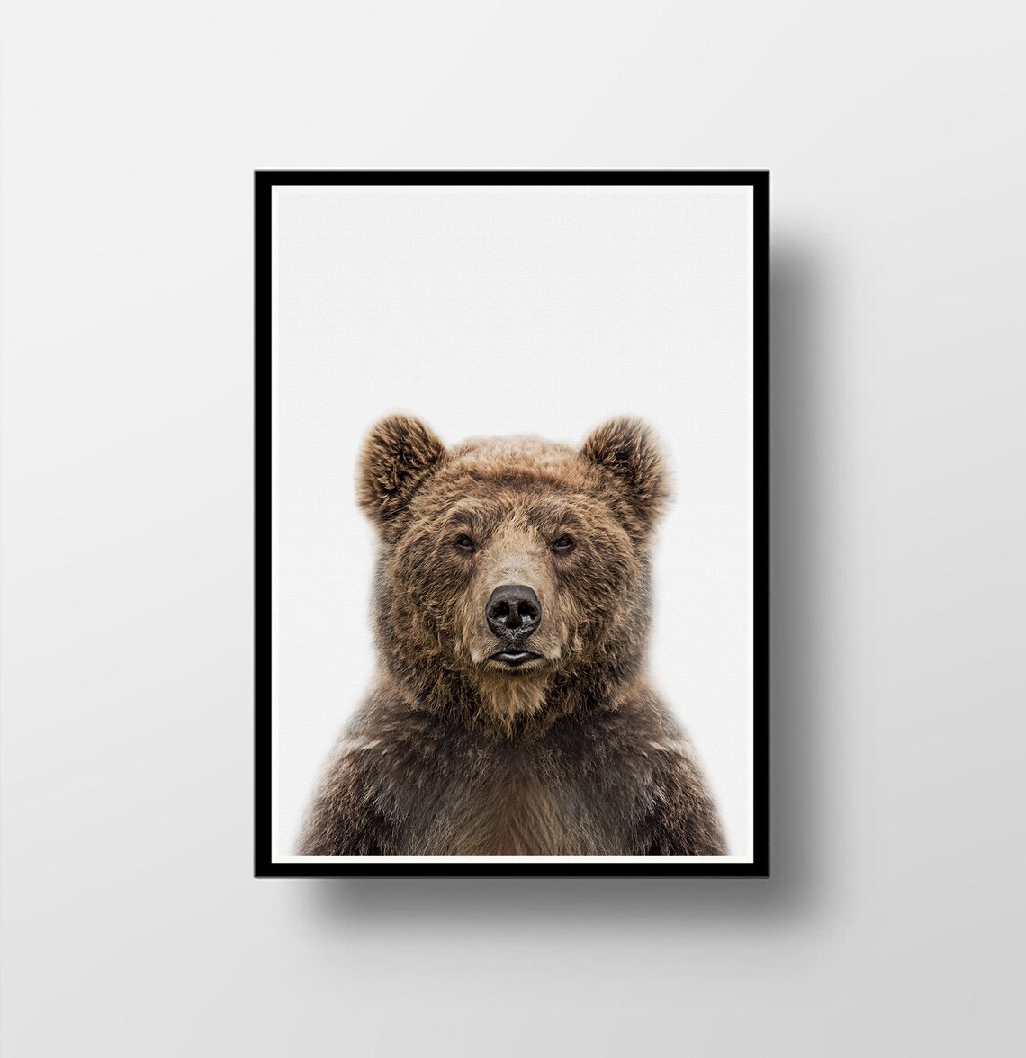 Bear Nursery Print Woodland Animal Decor Animal Nursery - Etsy