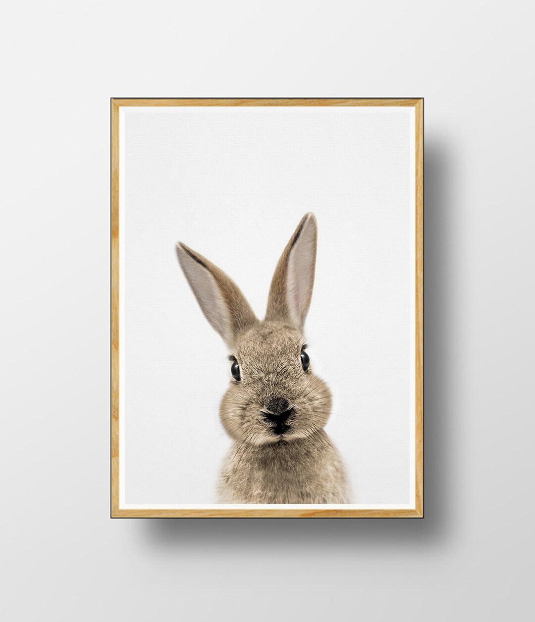 Rabbit Print, Nursery Animals, Nursery Print, Nursery Printable, Animal ...