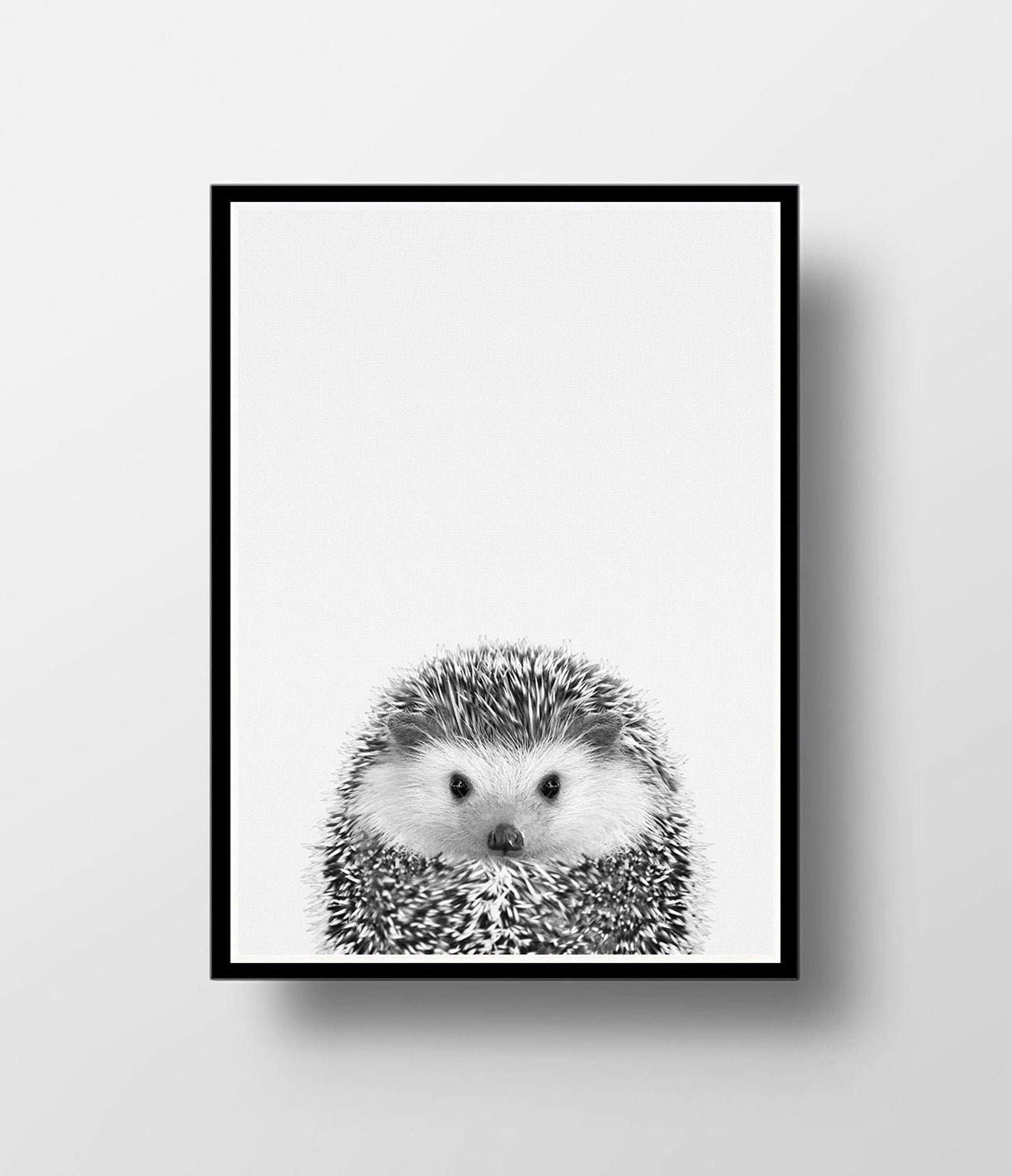 Hedgehog Print Nursery Animals Nursery Animal Print Nursery - Etsy