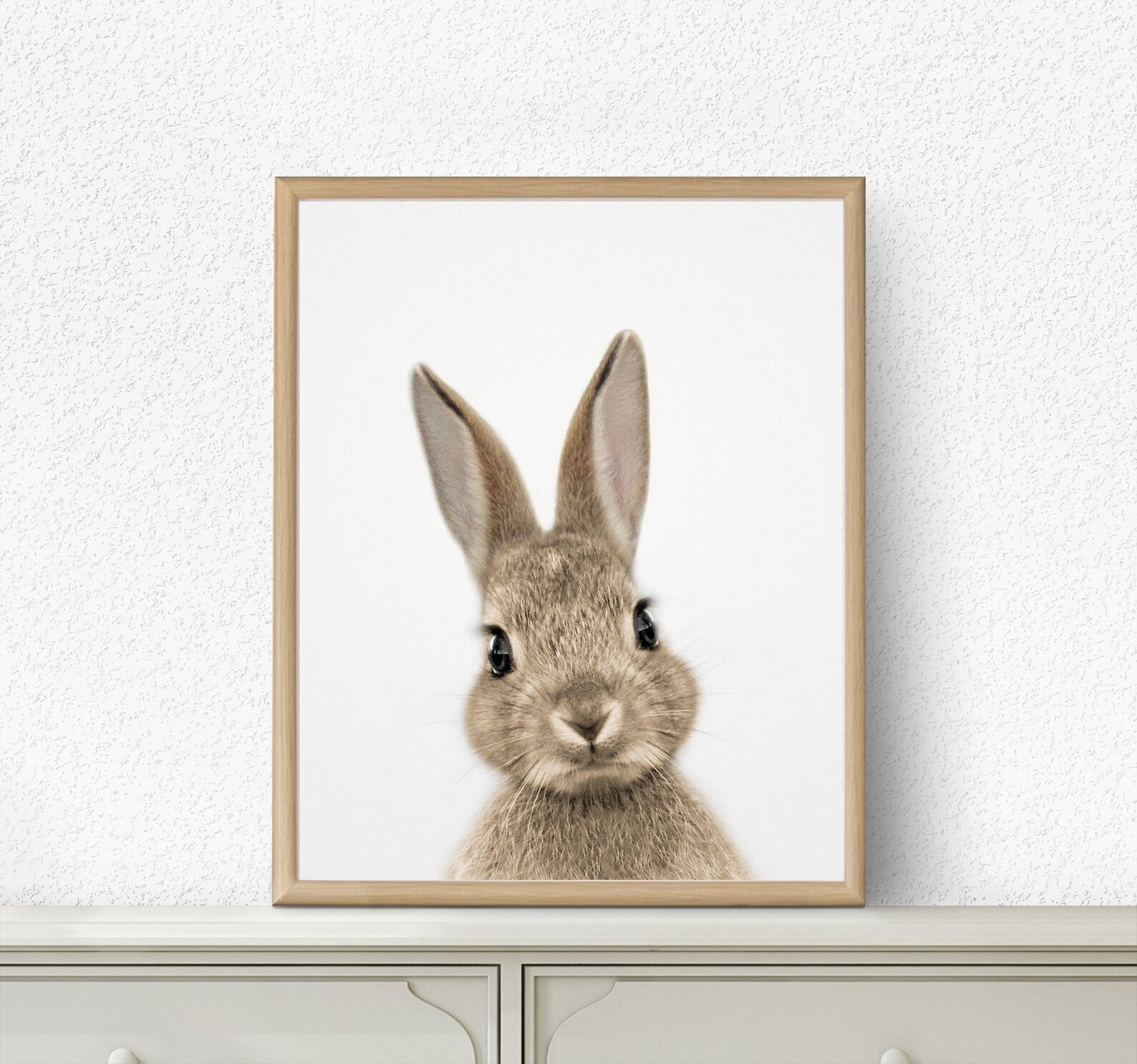 Rabbit Bunny Print Nursery Animals Printable Wall Art | Etsy