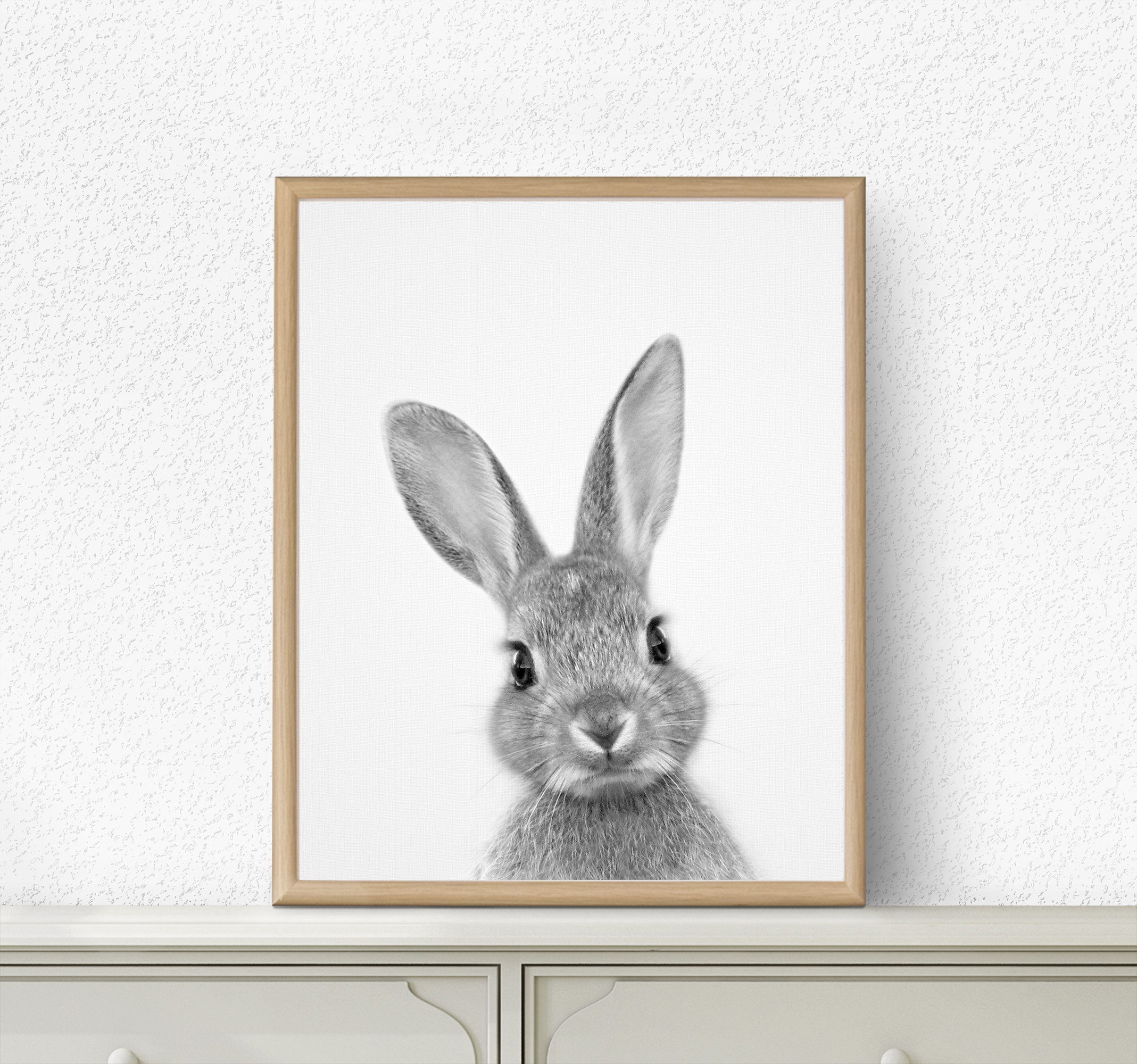 Woodland Nursery Decor Rabbit Poster Nursery Animal Print - Etsy