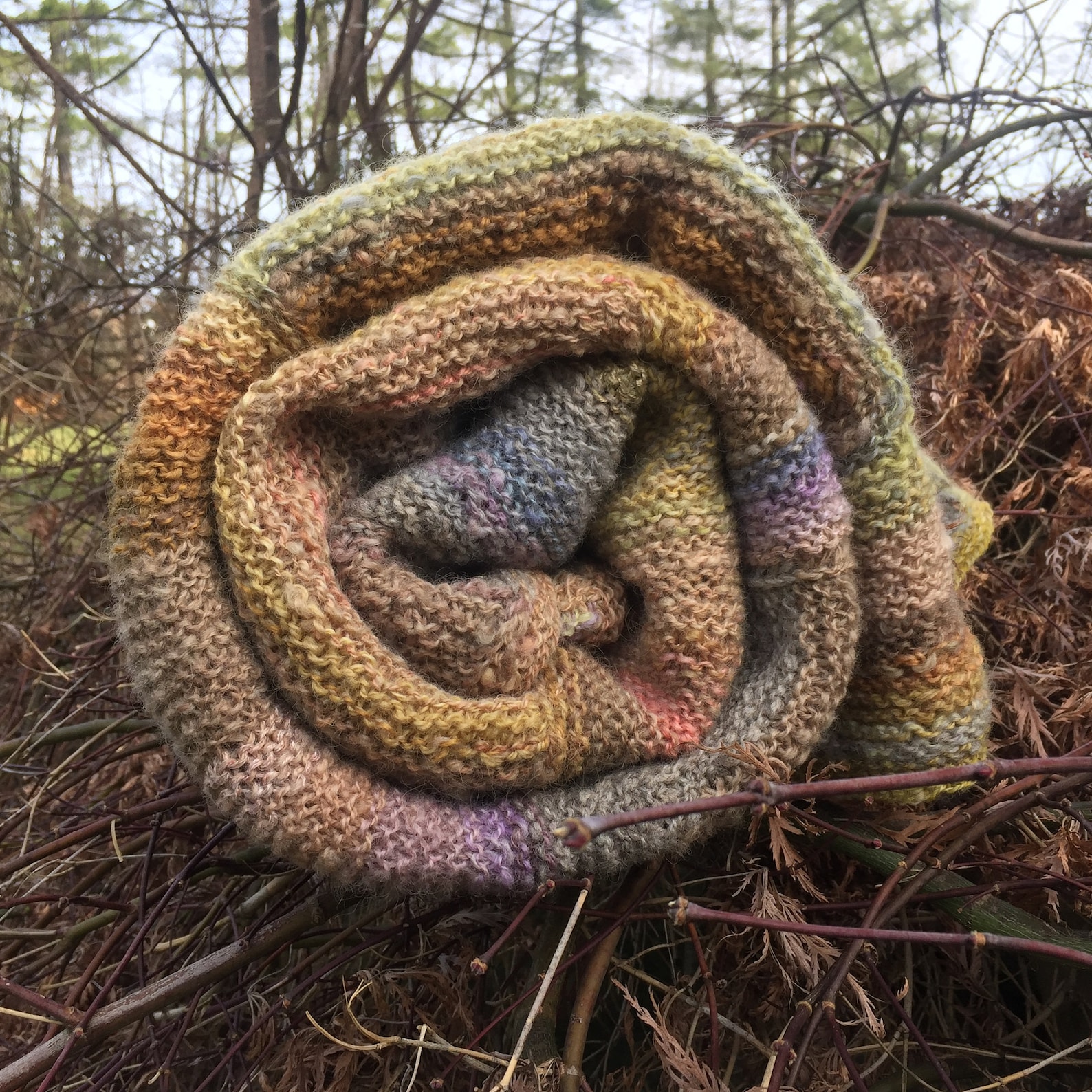 Desert Earth Tones Color Block Wool Blanket Handmade Wool - Etsy