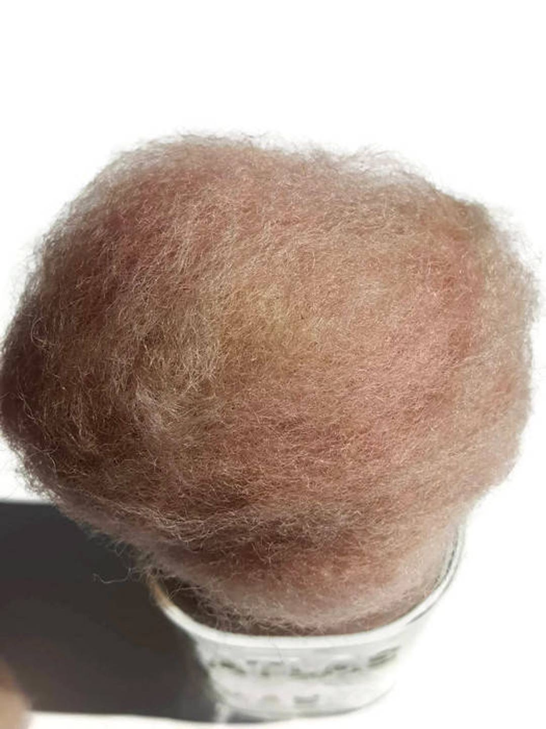 Pink Quartz Variegated Wool Batting, 1oz, Hand Dyed Wool, Carded Wool ...