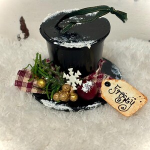 Small Snowman Hat, Ornament, Frosty the Snowman Hat - Etsy