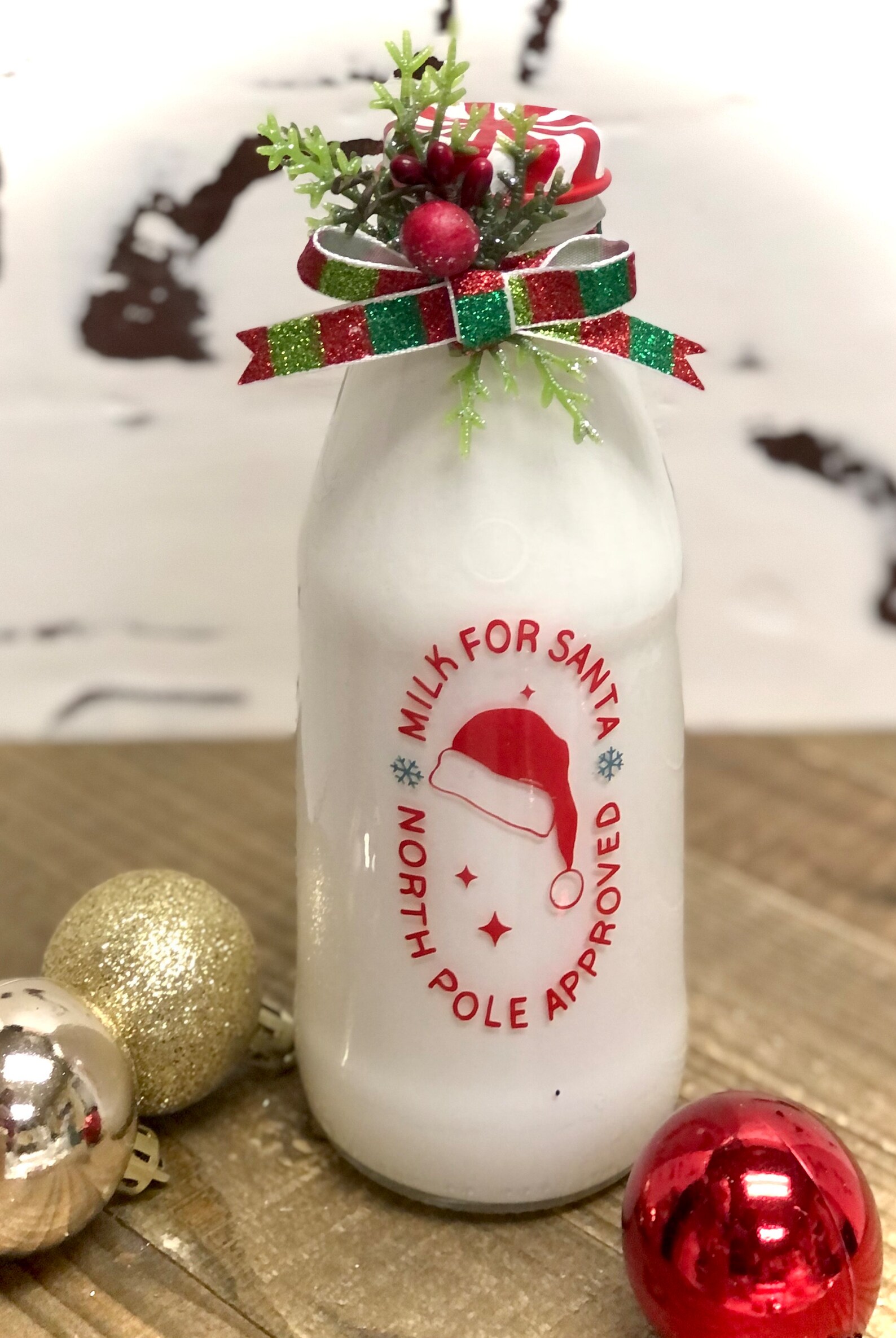 Milk and Cookies for Santa, Milk for Santa, Chocolate Milk, Glass Milk ...
